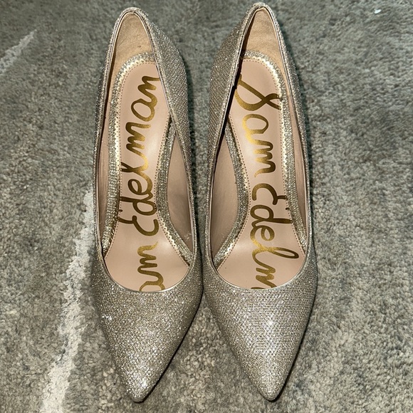 Sam Edelman | Shoes | Sam Edelman Hazel Light Gold Mesh Pumps | Poshmark